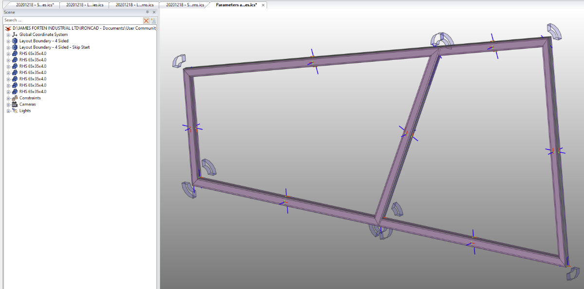 Parameters and Design Variations and Attachment Points - Layout ...